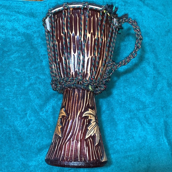 Jamaican | Other | Jamaican Hand Carved Wood Djembe Drum | Poshmark